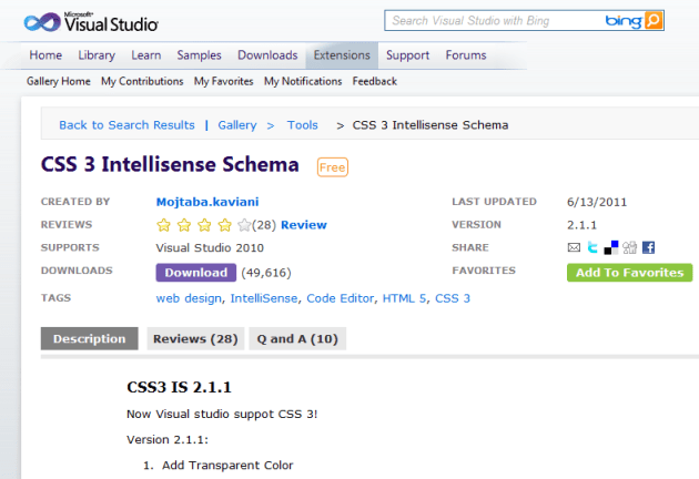 Adding CSS3 to Visual Studio 2010 CSS Validation – cuteprogramming