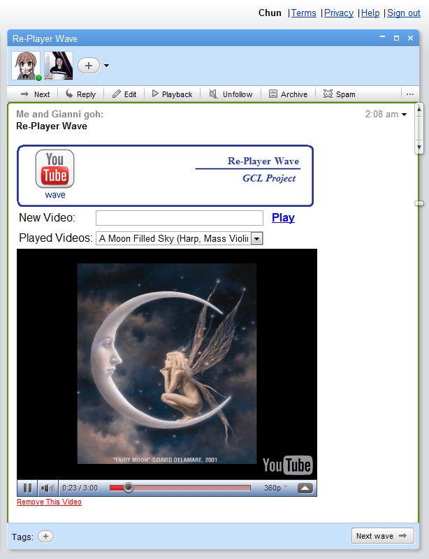 Re-Player Wave: Lesson Learnt from YouTube RealTime – cuteprogramming
