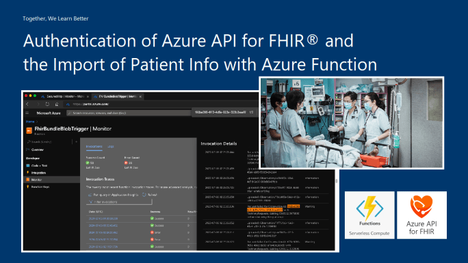 Authentication of Azure API for FHIR® and the Import of Patient Info ...