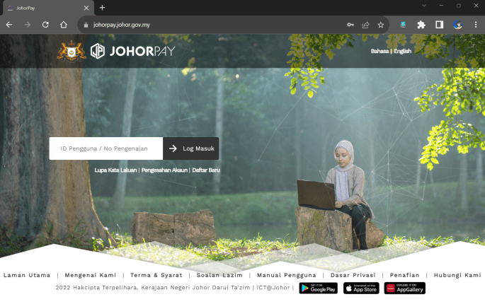 Paying Johor Cukai Tanah and Cukai Harta Online 柔佛居民的地税和门牌税的线上支付 ...